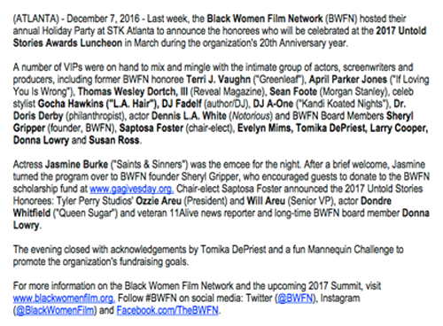 Black Women Film Network